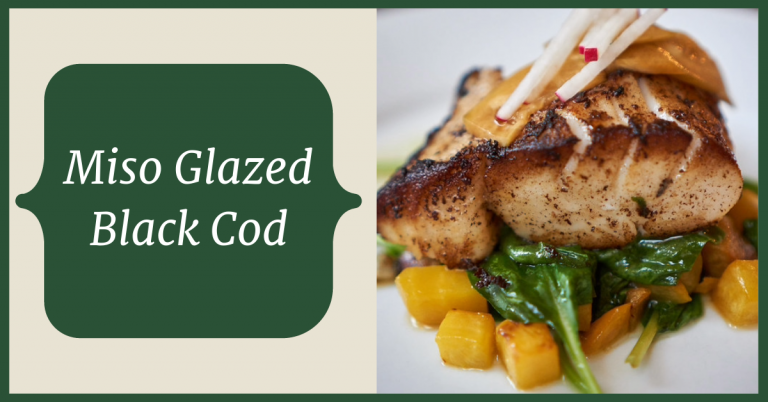 Miso glazed black cod recipe – Washington Sea Grant